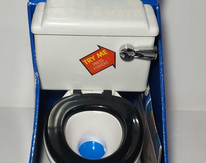 Vintage Novelty 1994 the Original TOILET Coin BANK Fun-damental Too Ltd ...