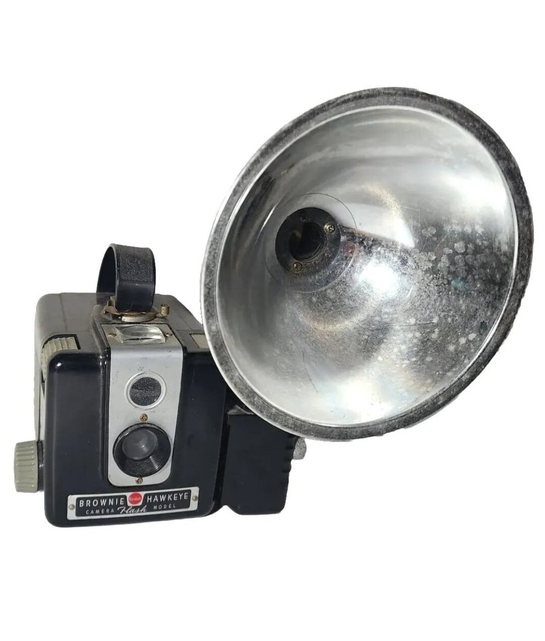 VTG Brownie Hawkeye Camera Flash Model W/koda Lite Flash Holder Kodak ...
