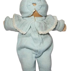 Vtg 1980's Cabbage Patch Kids Freckle Freckled Face Baby Doll Blue ...
