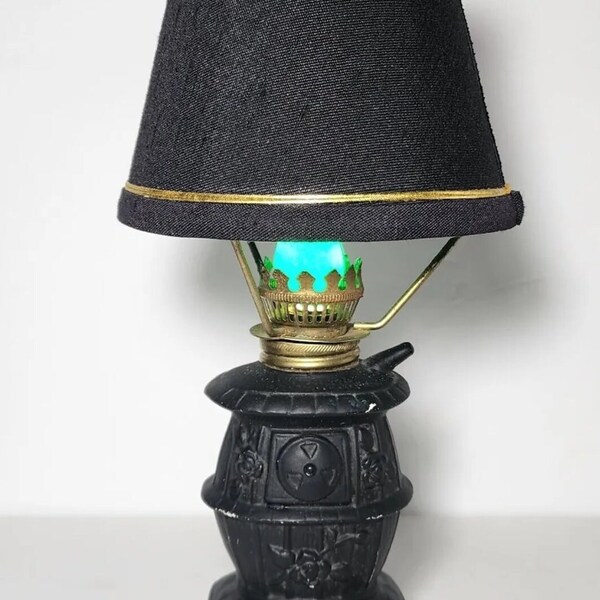 Cast Iron Pot Belly Stove Lamp - Etsy