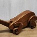 Vtg Wood Dinosaur Moving Moves Walks Wooden Hand Made Crafted Childs ...