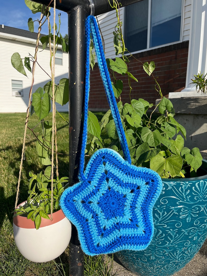 Hand Crocheted Star Bag - Etsy