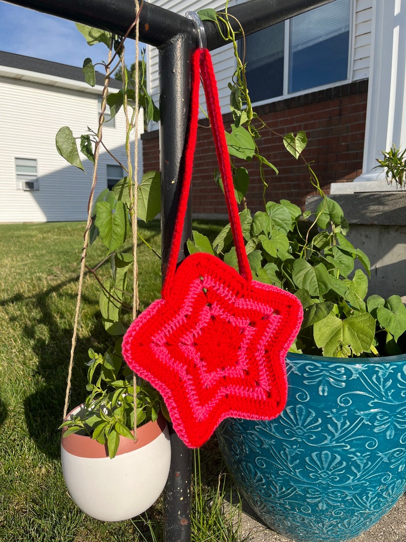 Hand Crocheted Star Bag - Etsy