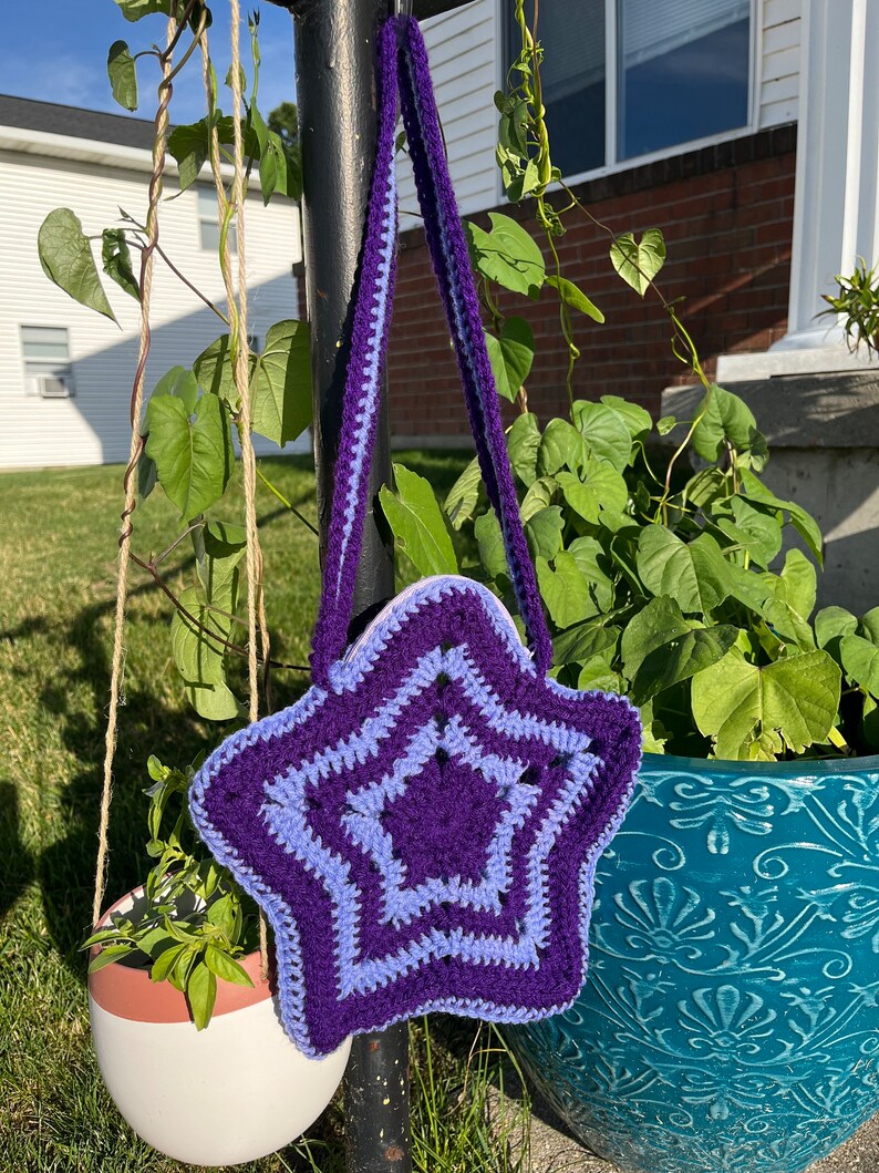 Hand Crocheted Star Bag - Etsy