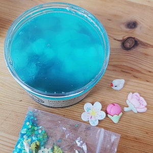 Cherry Blossom Duck Pond Clear Slime - Etsy
