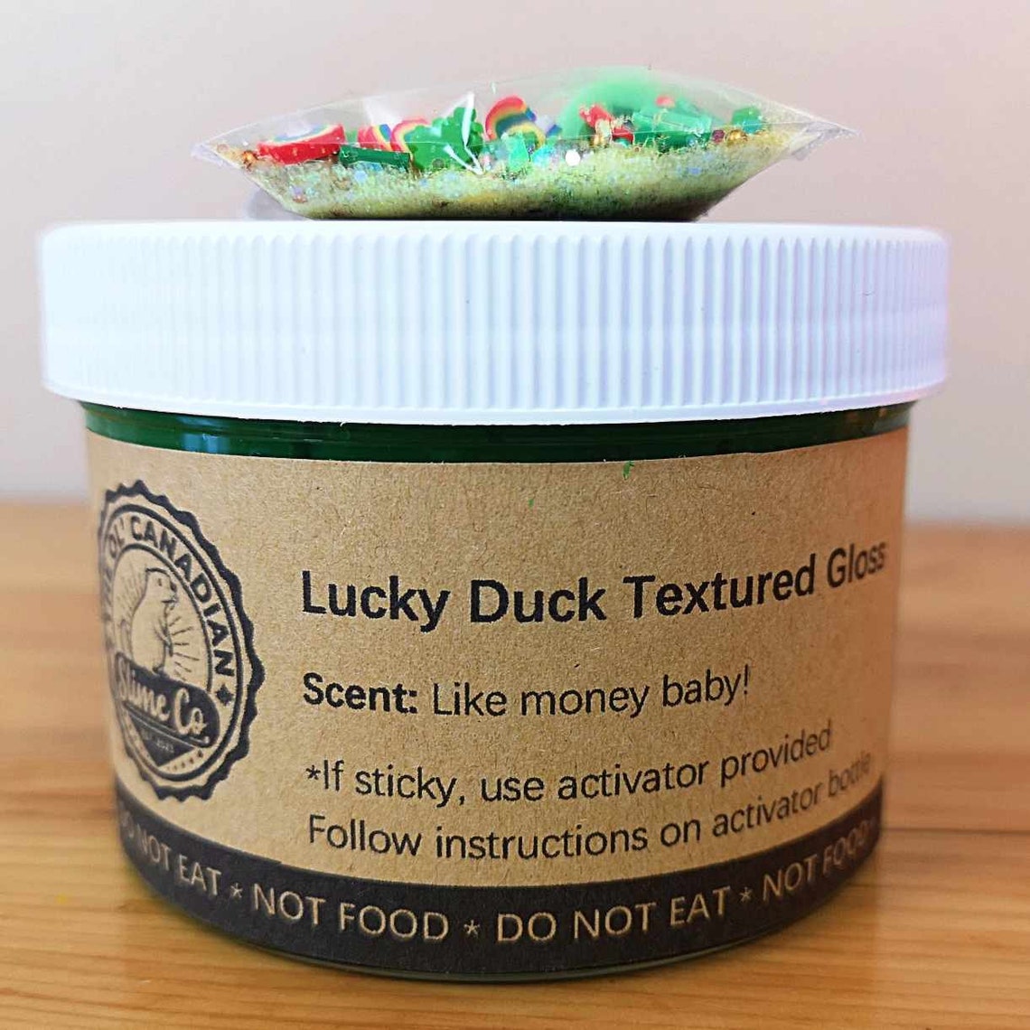 Lucky Duck Textured Gloss Slime - Etsy