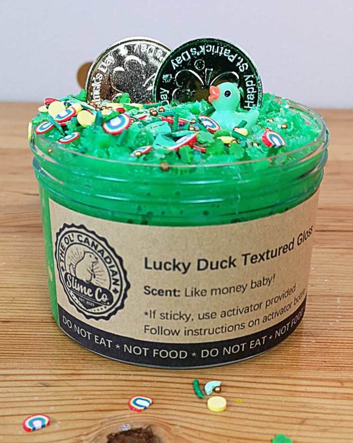 Lucky Duck Textured Gloss Slime - Etsy