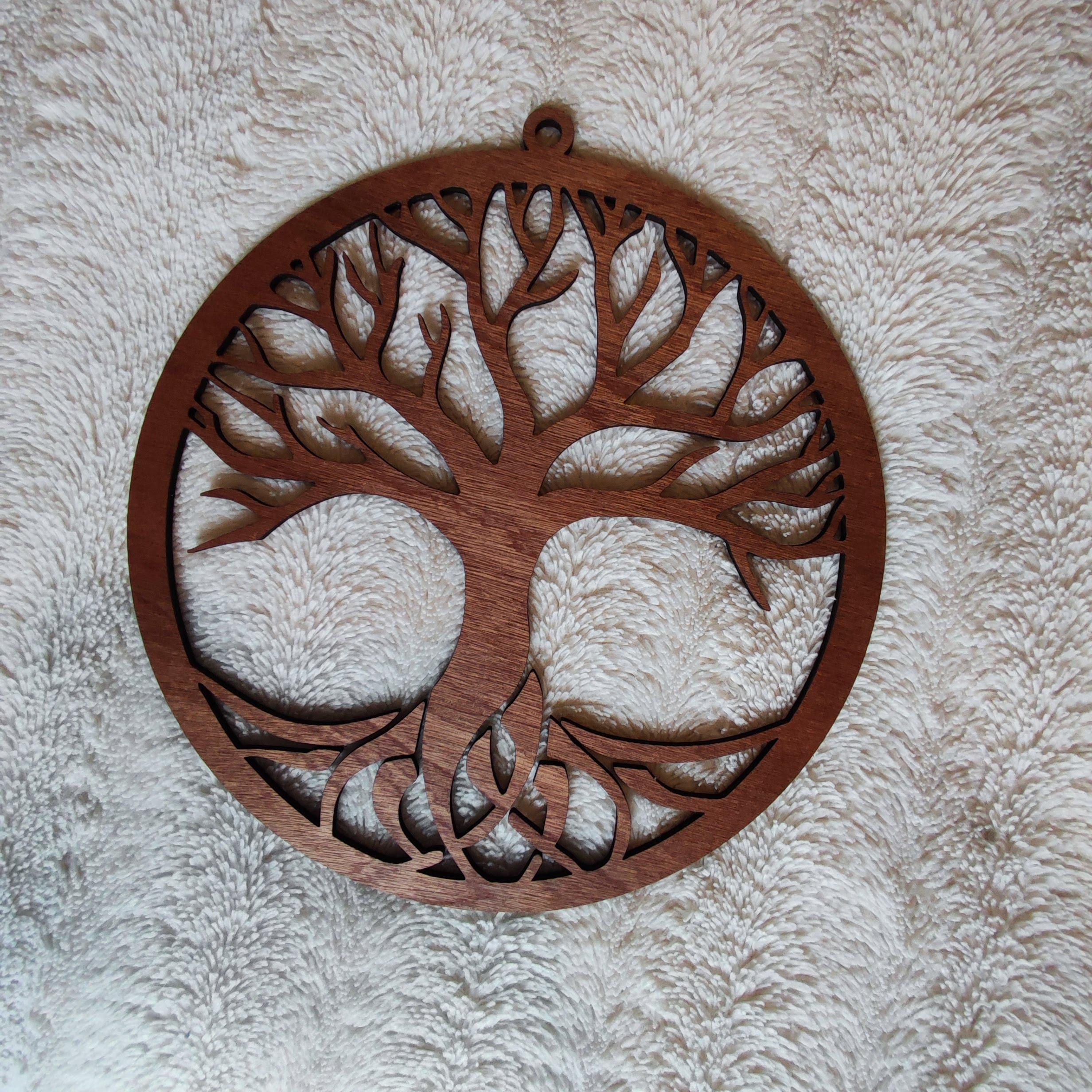 Tree of Life SVG . Laser Cutting File . Spiritual Symbol . DIY Wood ...