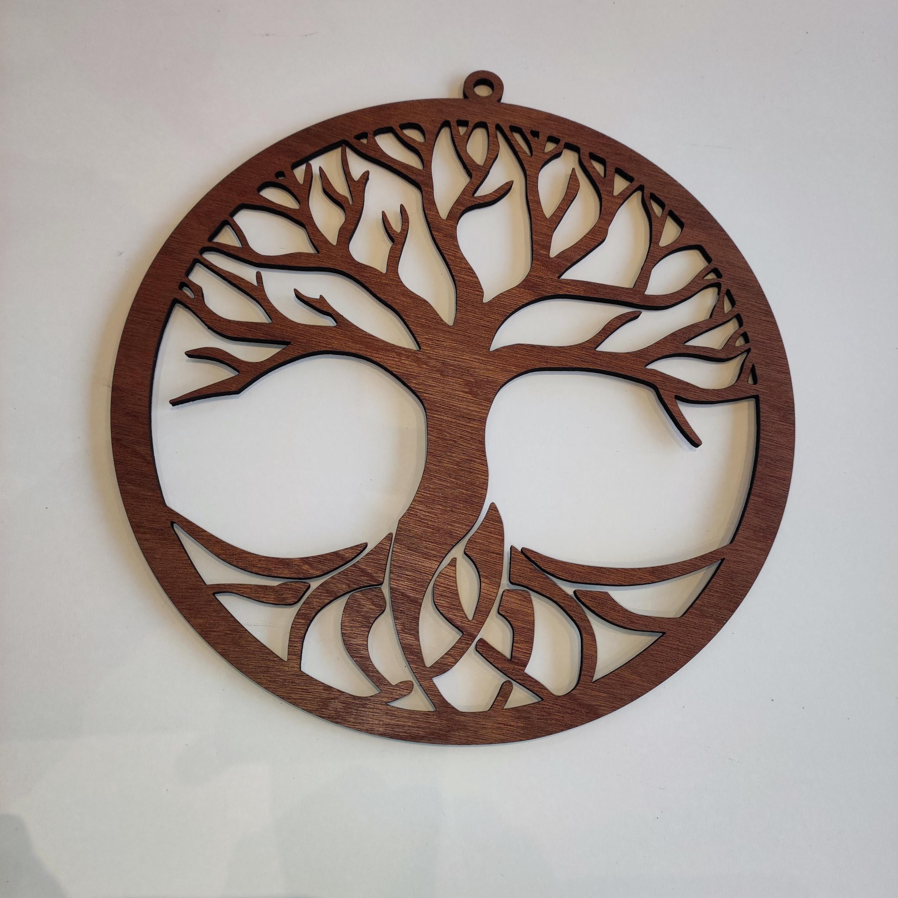 Tree of Life SVG . Laser Cutting File . Spiritual Symbol . DIY Wood ...