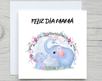 Feliz Día De La Madre Spanish Mothers Day Card to Mom Card - Etsy