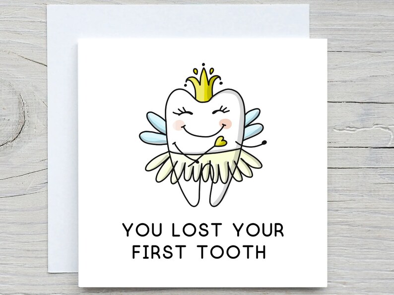From Tooth Fairy Card Losing Teeth Card, First Tooth Card, Tooth Fairy ...