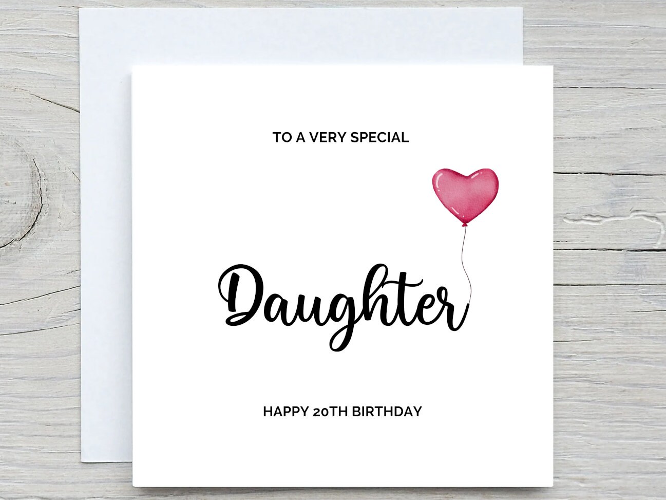Personalised Daughter Birthday Card Relative Birthday Card - Etsy