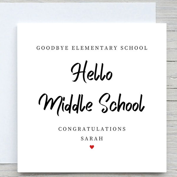 Middle School Graduation - Etsy