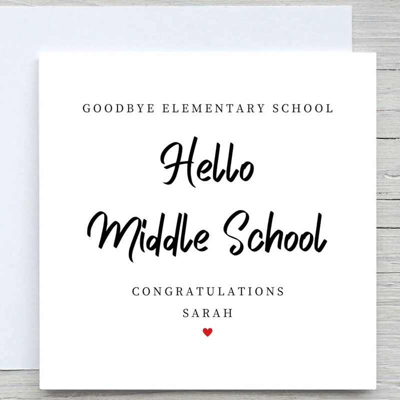 Middle School Graduation - Etsy