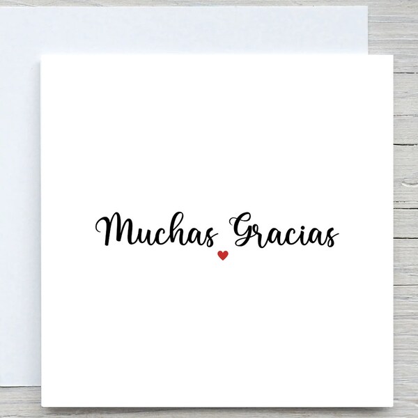 Muchas Gracias - Etsy