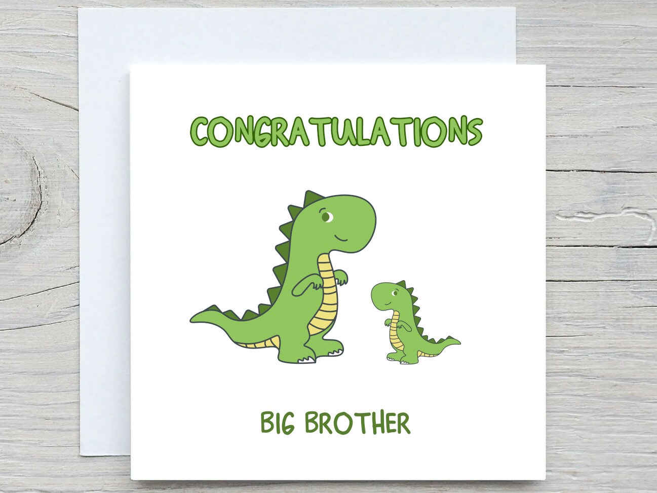 Personalised New Baby Card, Big Brother Card, Congrats Card, to Big ...