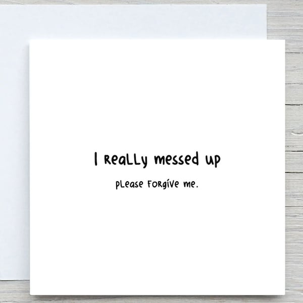 Sorry I Messed Up - Etsy