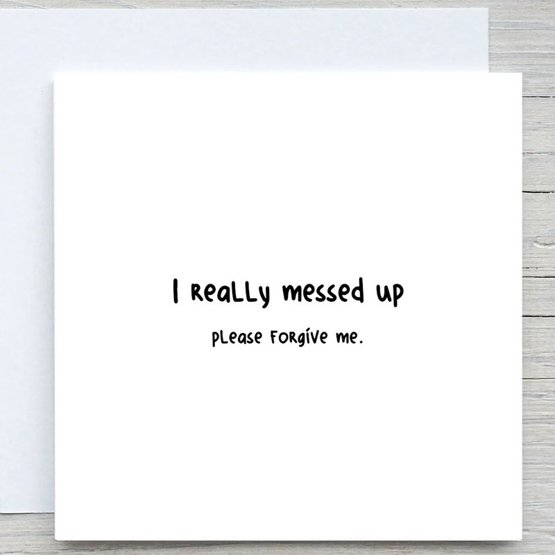 Sorry I Messed Up - Etsy