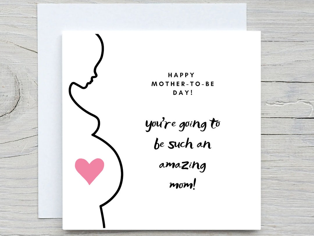 Personalised Pregnancy Card, Mommy to Be Card, Mummy to Be Card ...