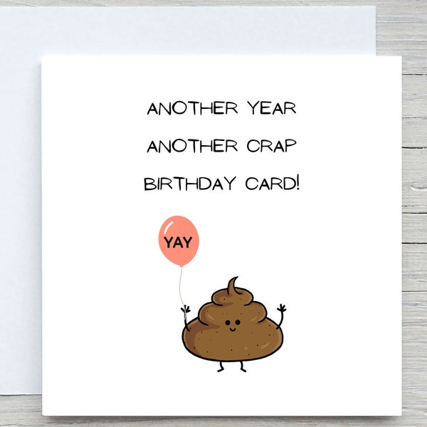 Crap Birthday Card - Etsy
