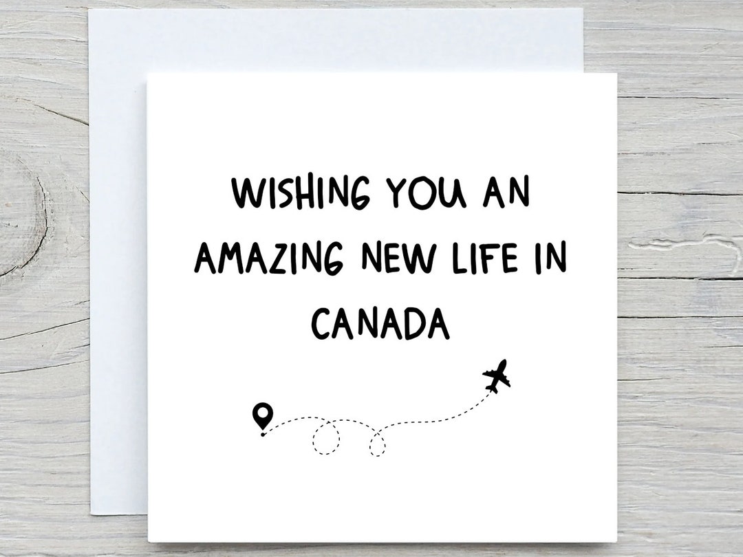 Personalised Emigrating Card, Moving to New Country Card, New ...