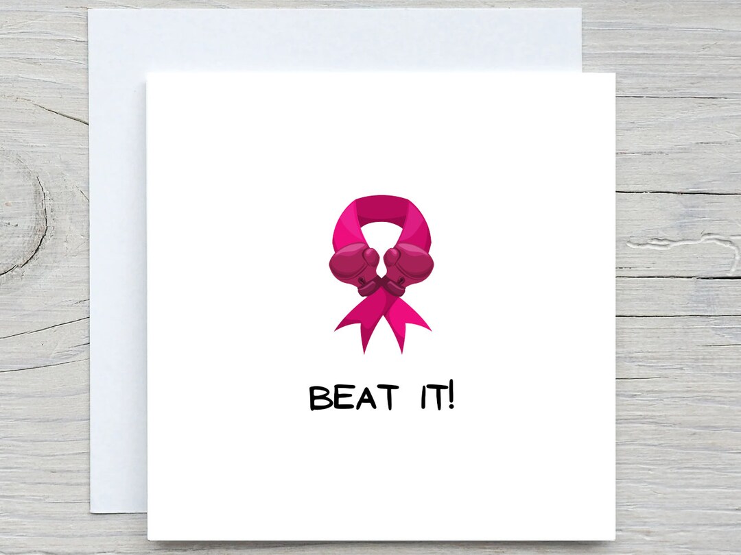 Personalised Card, Breast Cancer Card, Beat It Card, You Are Strong ...