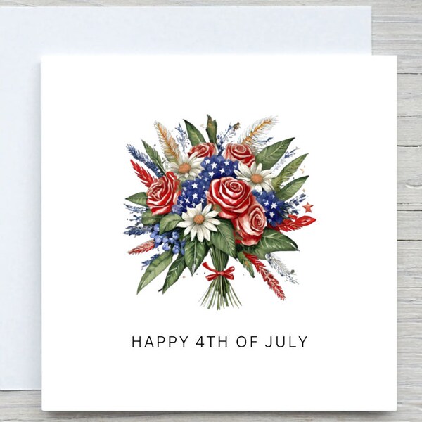 4th of July Cards - Etsy