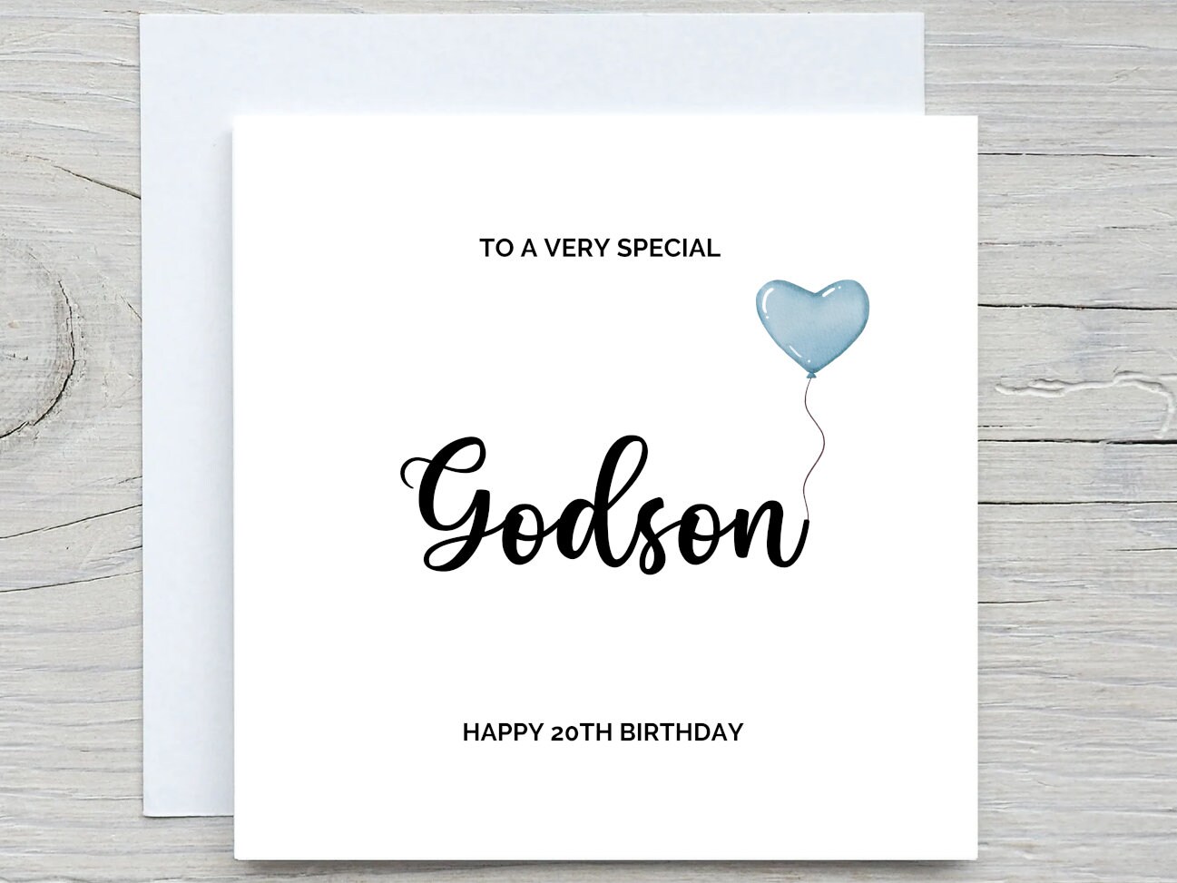 Personalised Happy Birthday Card, Godson Card, for Godson Birthday Card ...