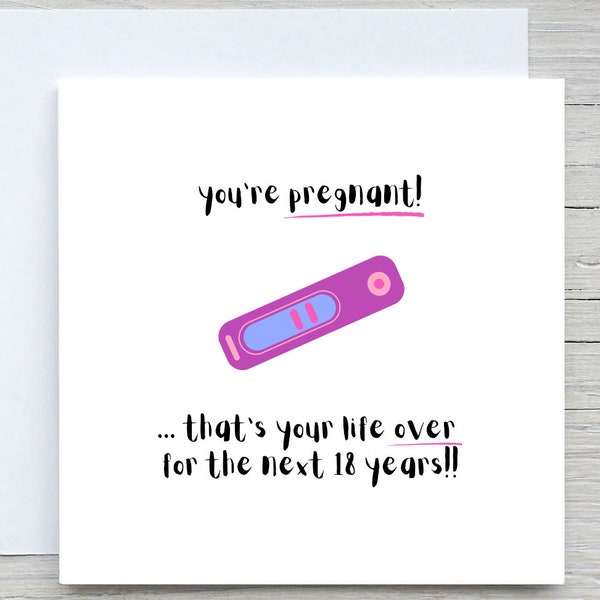 Pregnant Card - Etsy