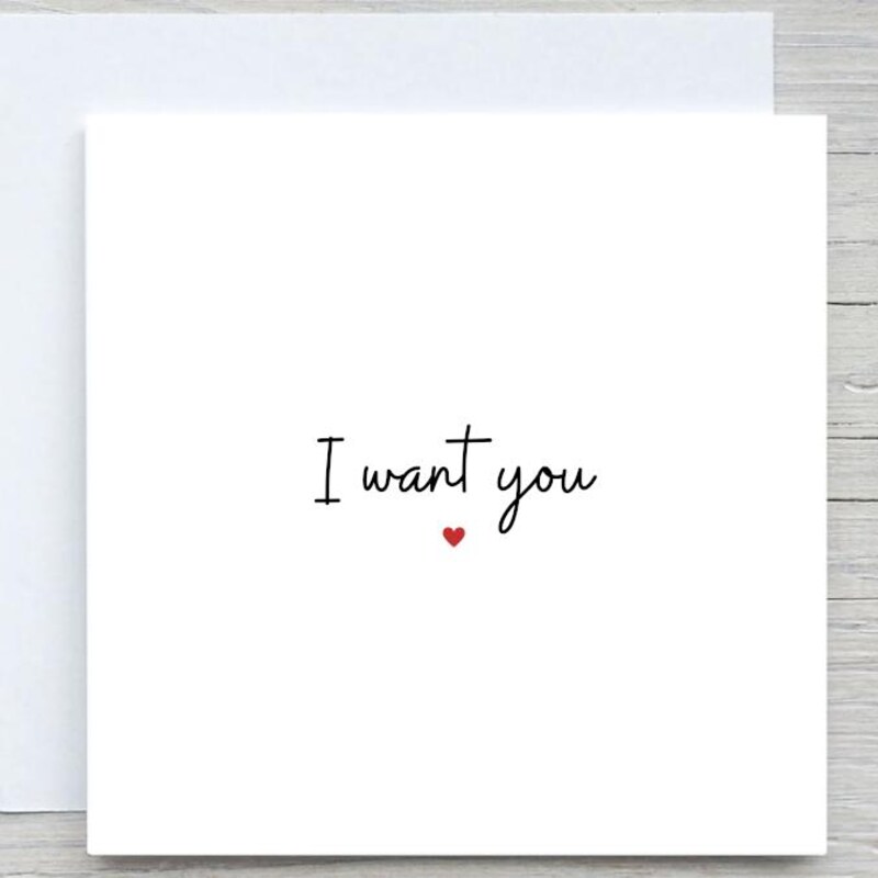 I Want You - Etsy