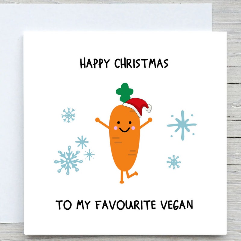 Vegan Card - Etsy