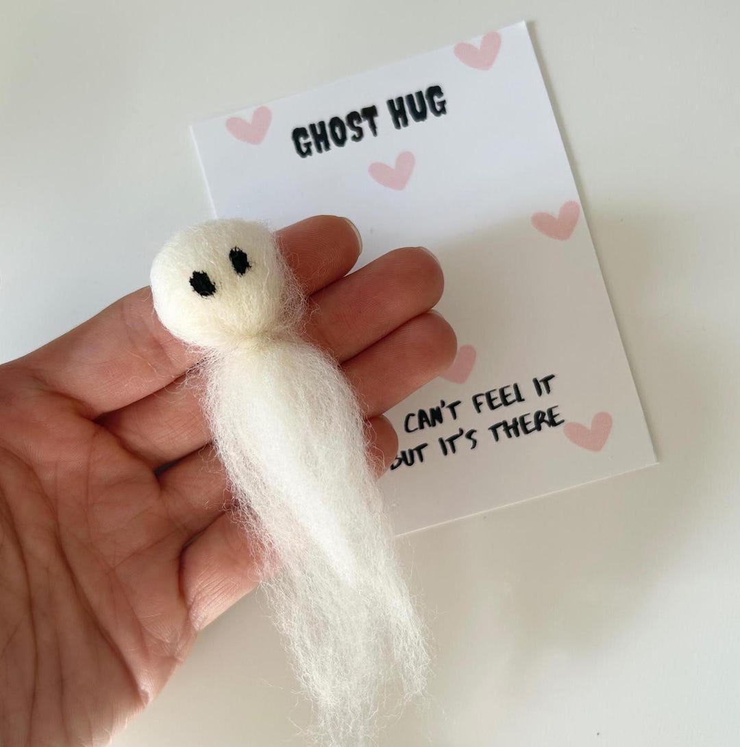 Ghost Hug ,postal Hug, Long Distance Gift, Cute Halloween Gift, Miss ...