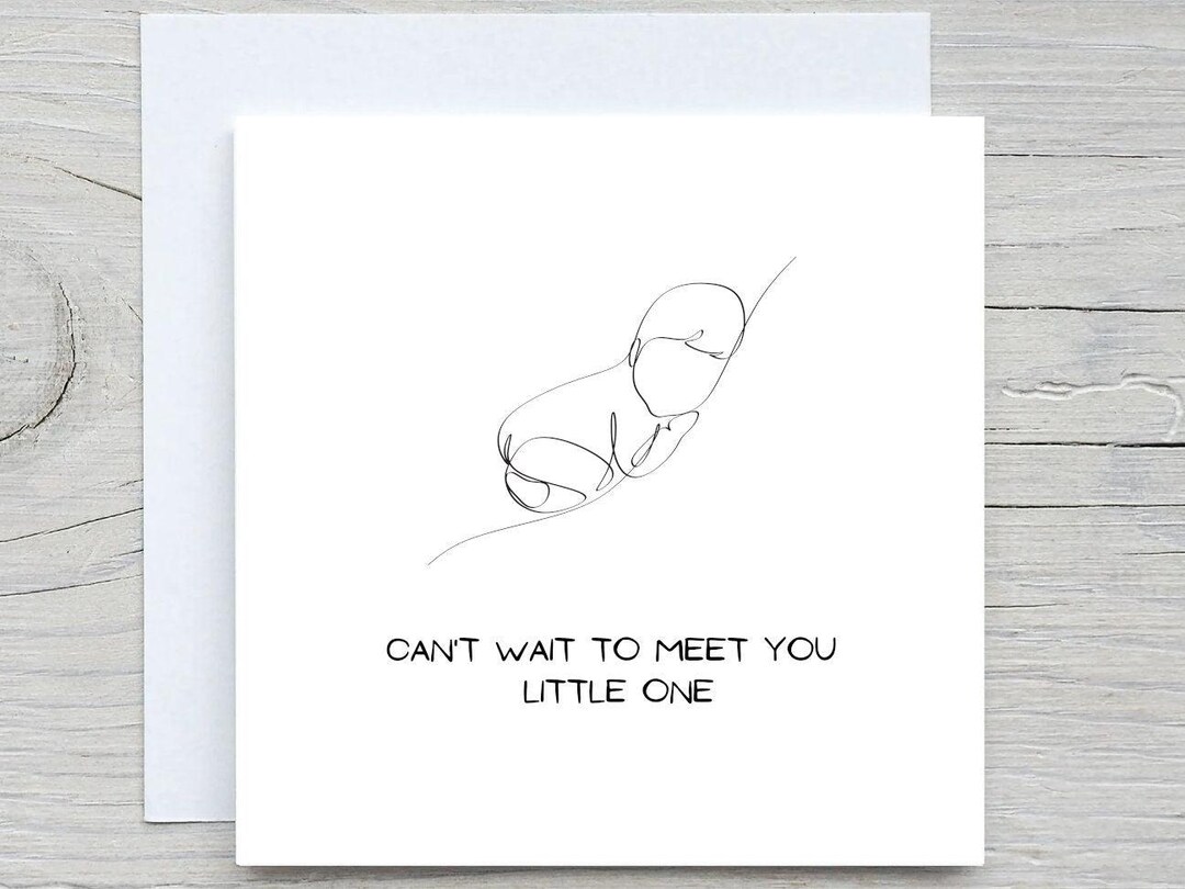 Personalized Baby Shower Card, New Baby Greeting - Etsy