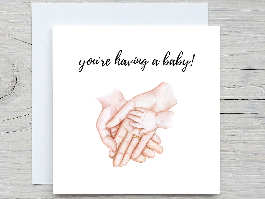 You're Having a Baby Card, Personalised New Baby Card, Baby Shower Card ...