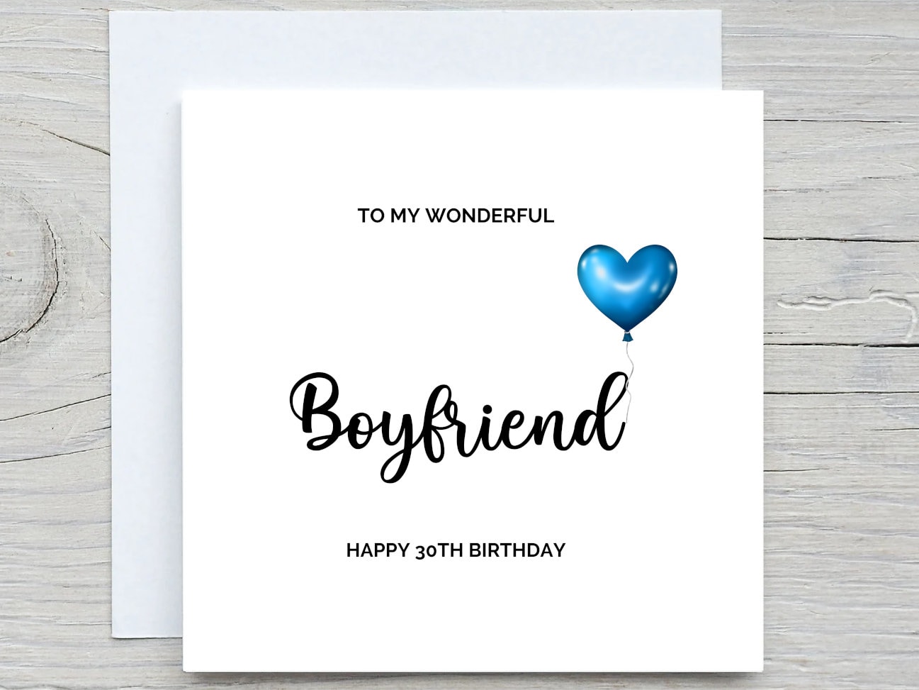 Happy Birthday Card, Boyfriend Card, for Him Birthday Card , Wonderful ...