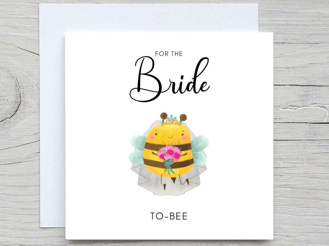 Personalized Bride-to-bee Wedding Card: Congratulations Card - Etsy