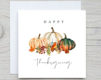 SET of Happy Thanksgiving Mailers W/ Envelopes Business Card Mailer L ...