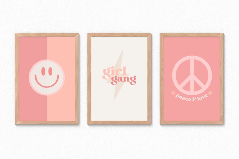 SMILEY FACE CHECKERED Peace Sign Be Kind Downloadable Print, Kids Wall ...