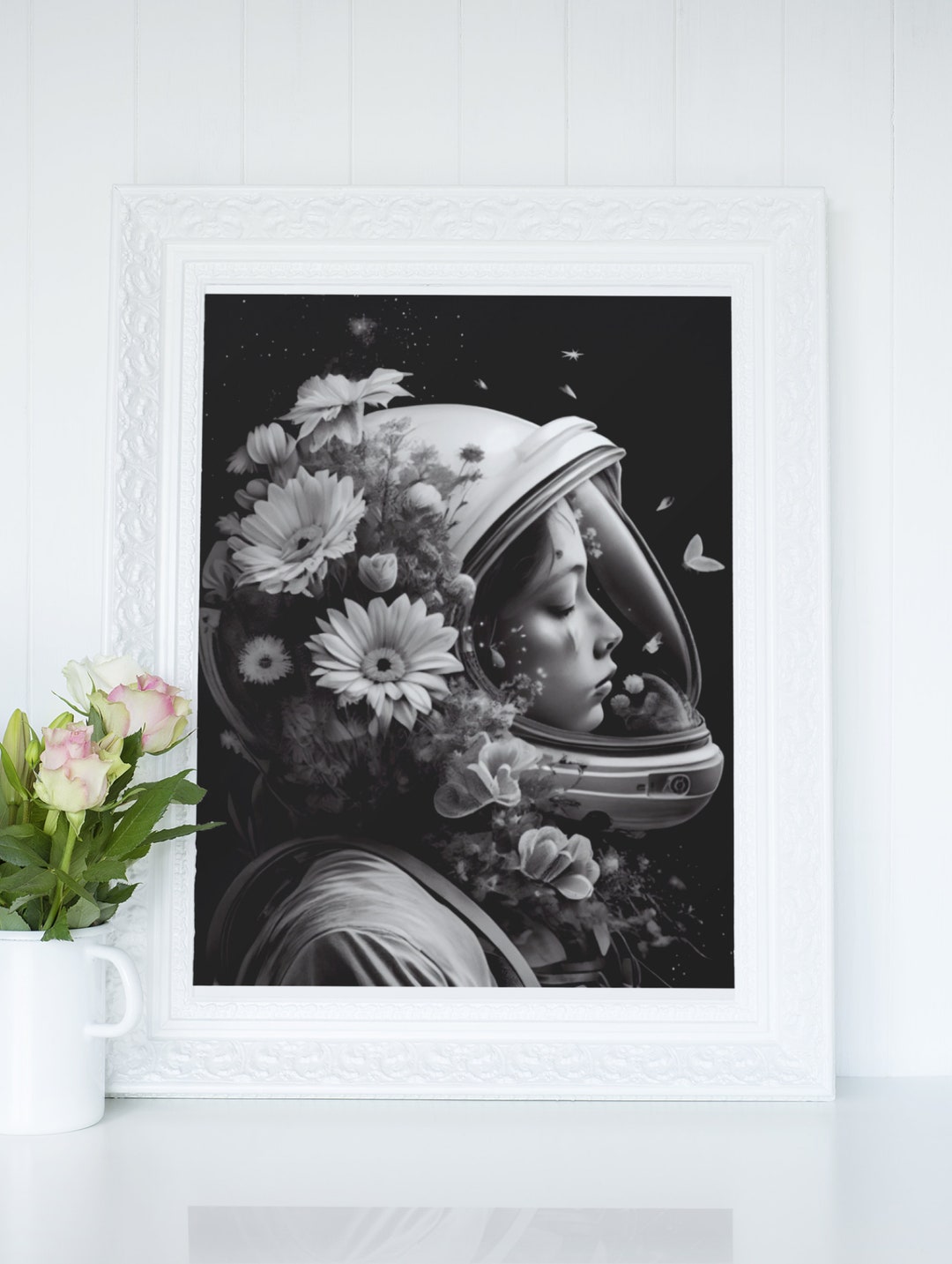 Solitude | Print at Home | Astronaut Wall Art | Outer Space Wall Art ...