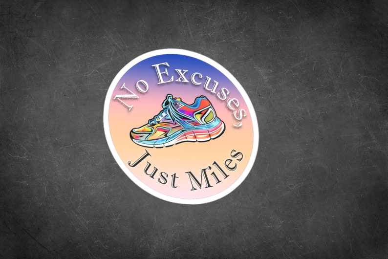 Running Laptop Sticker Laptop Decal Stickers Water Bottle Sticker Shoe ...