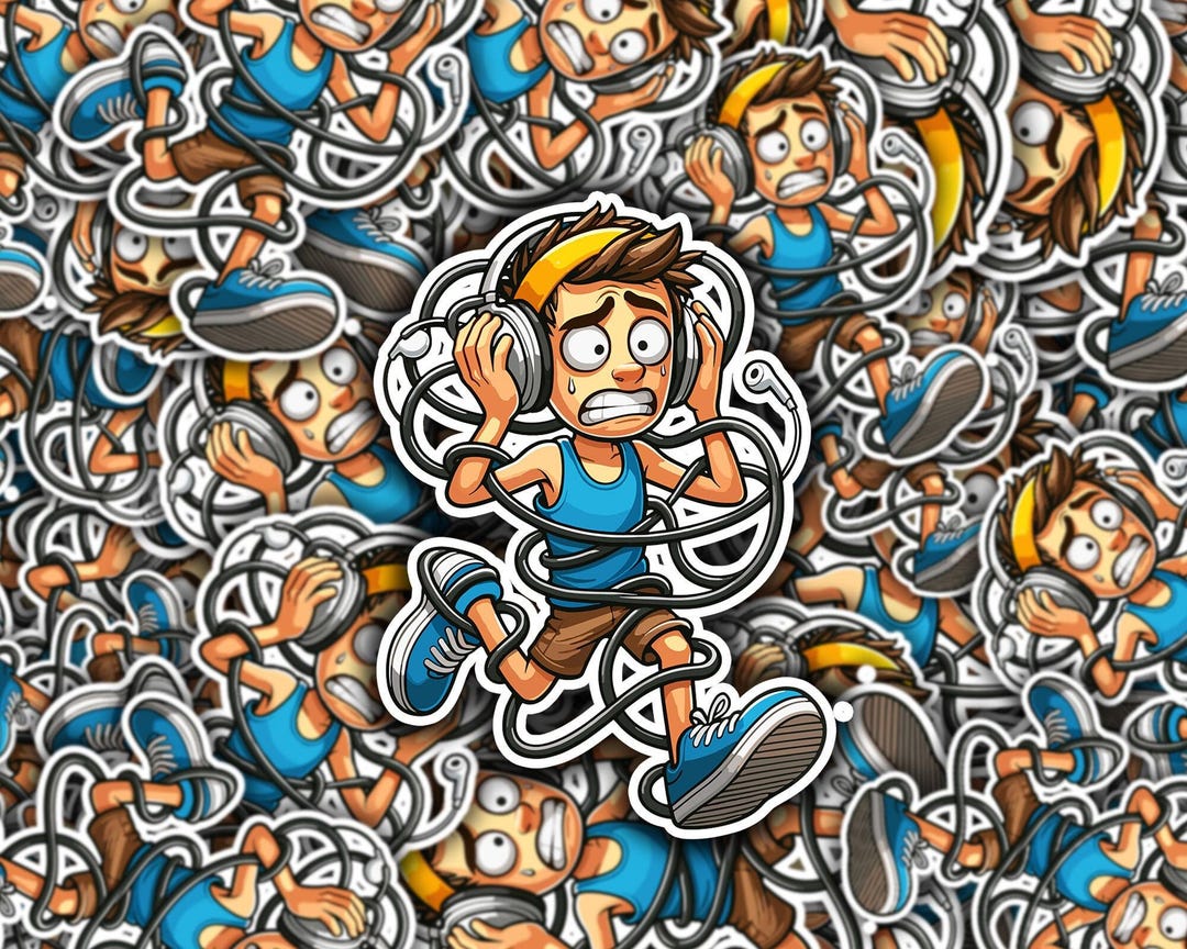 Running Sticker Marathon Sticker Running Decal Water Bottle Sticker ...