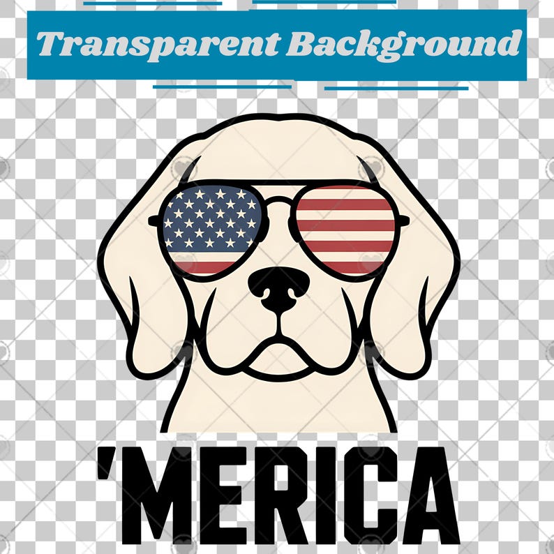 Beagle Dog American Flag SVG: Patriotic T-shirt Design (digital ...