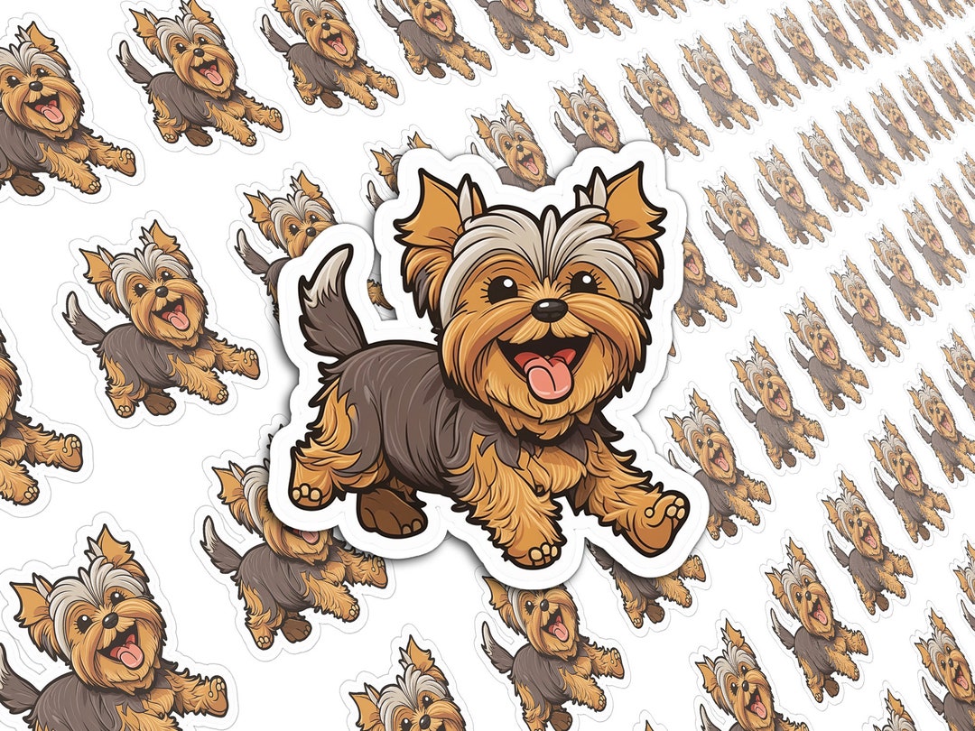 Yorkshire Vinyl Decal for Laptops and Water Bottles - Etsy