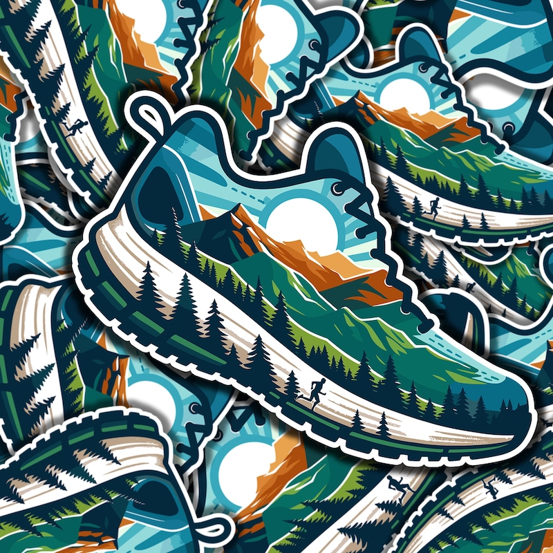 Running Decal - Etsy