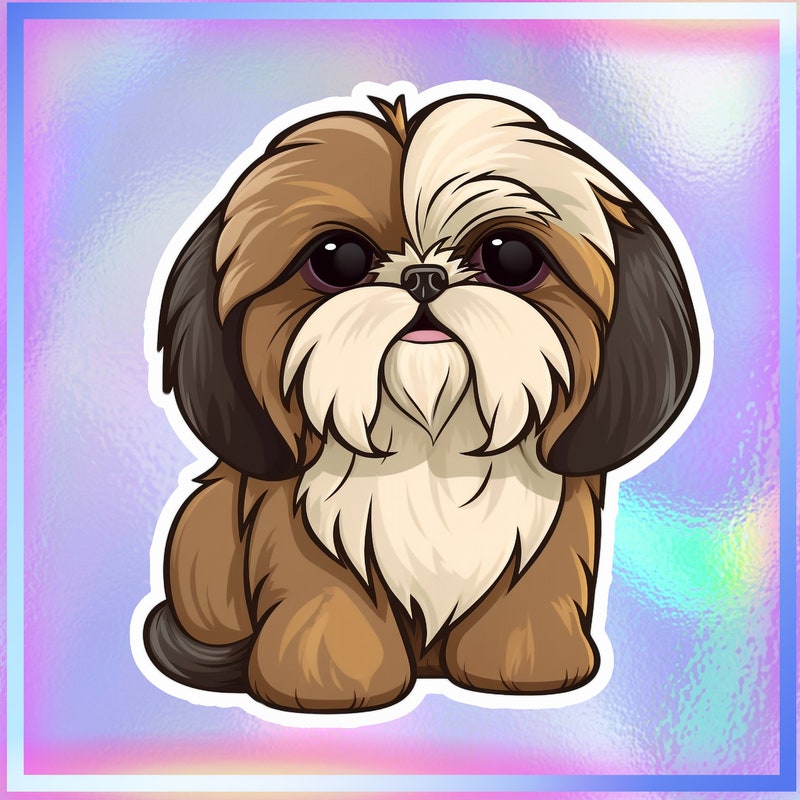 Shih Tzu Stickers - Etsy