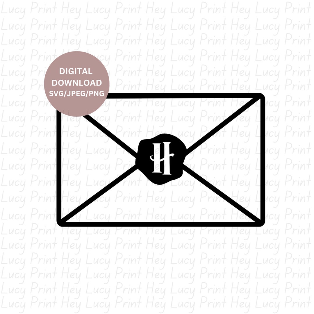 Letter Outline SVG-PNG-JPEG Digital Download File - Etsy UK