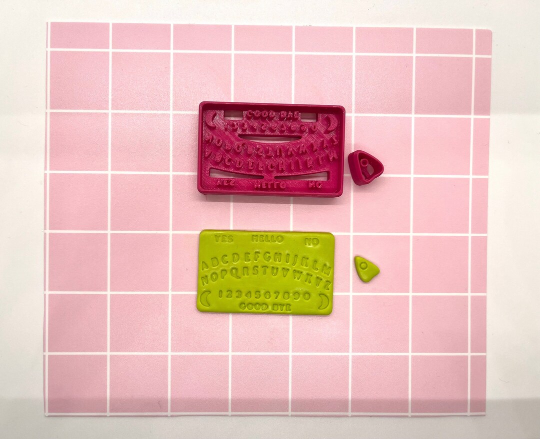 Talking Board and Planchette Polymer Clay Cutter, Halloween Polymer ...