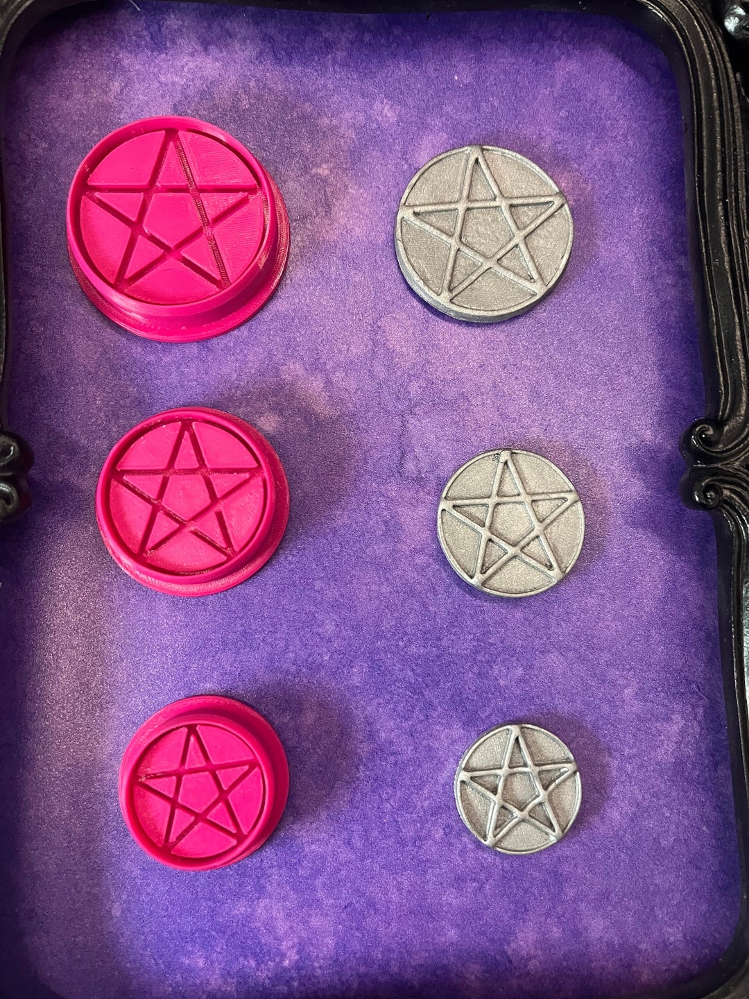 Pentacle Polymer Clay Cutter, Polymer Clay Cutter, Pentagram Clay ...