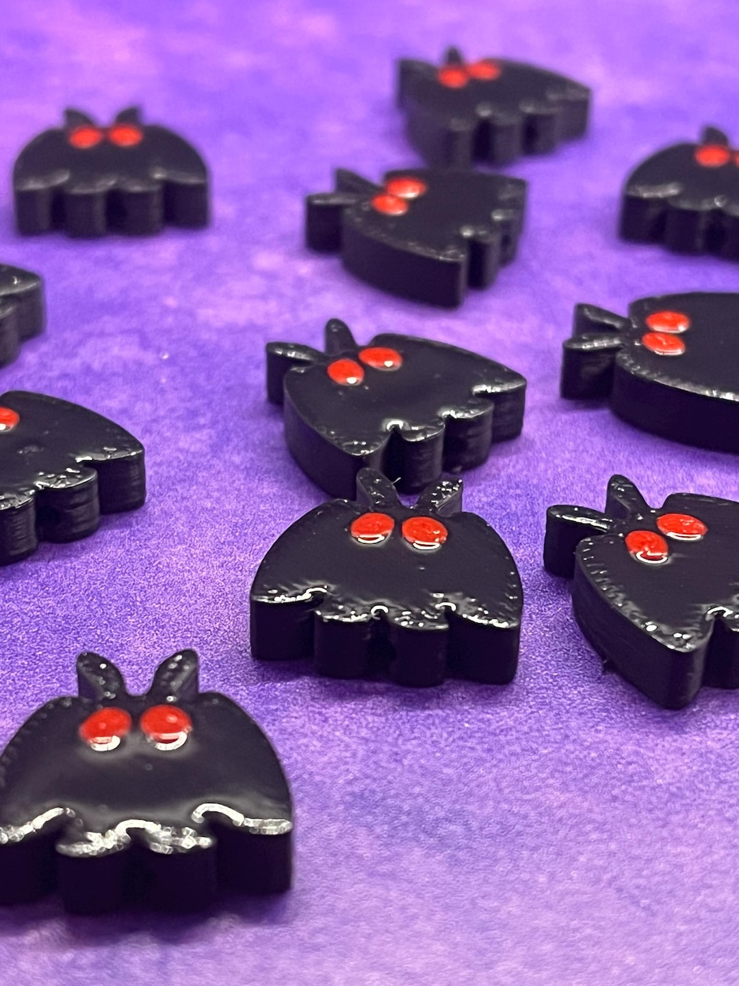 Mothman Beads (1.5 Mm Hole), Folklore Legend Cryptid Beads, Spooky ...