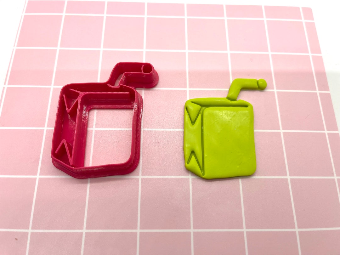 Polymer Clay Juice Cutter, Cute Food Clay Cutter, Kawaii Polymer Clay ...